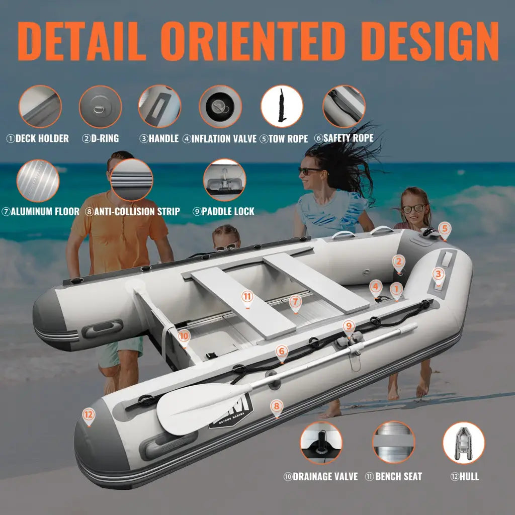 Inflatable Boat Dinghy for Fishing and Relaxation - Titan